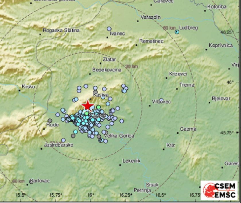 U Zagrebu je u potresima ozlijeđeno 27 ljudi. Grad su popodne, u par minuta, zatresla dva nova ...