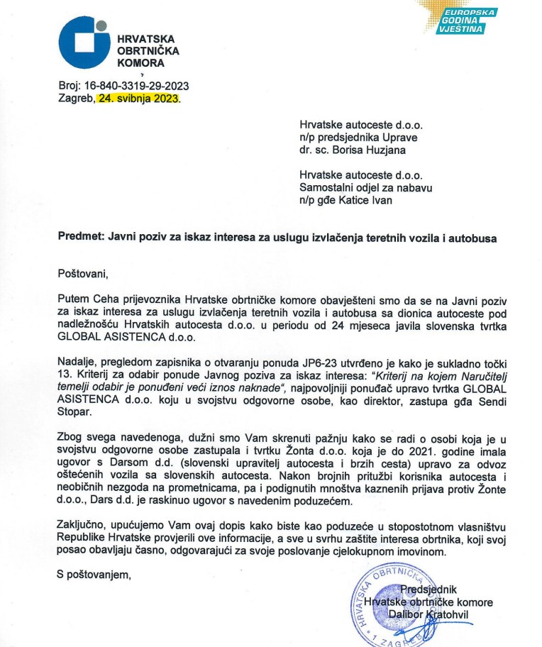 HAC dao posao šlepanja na autoputu zloglasnim poduzetnicima. ‘Reketare nas i ne daju nam naša ...