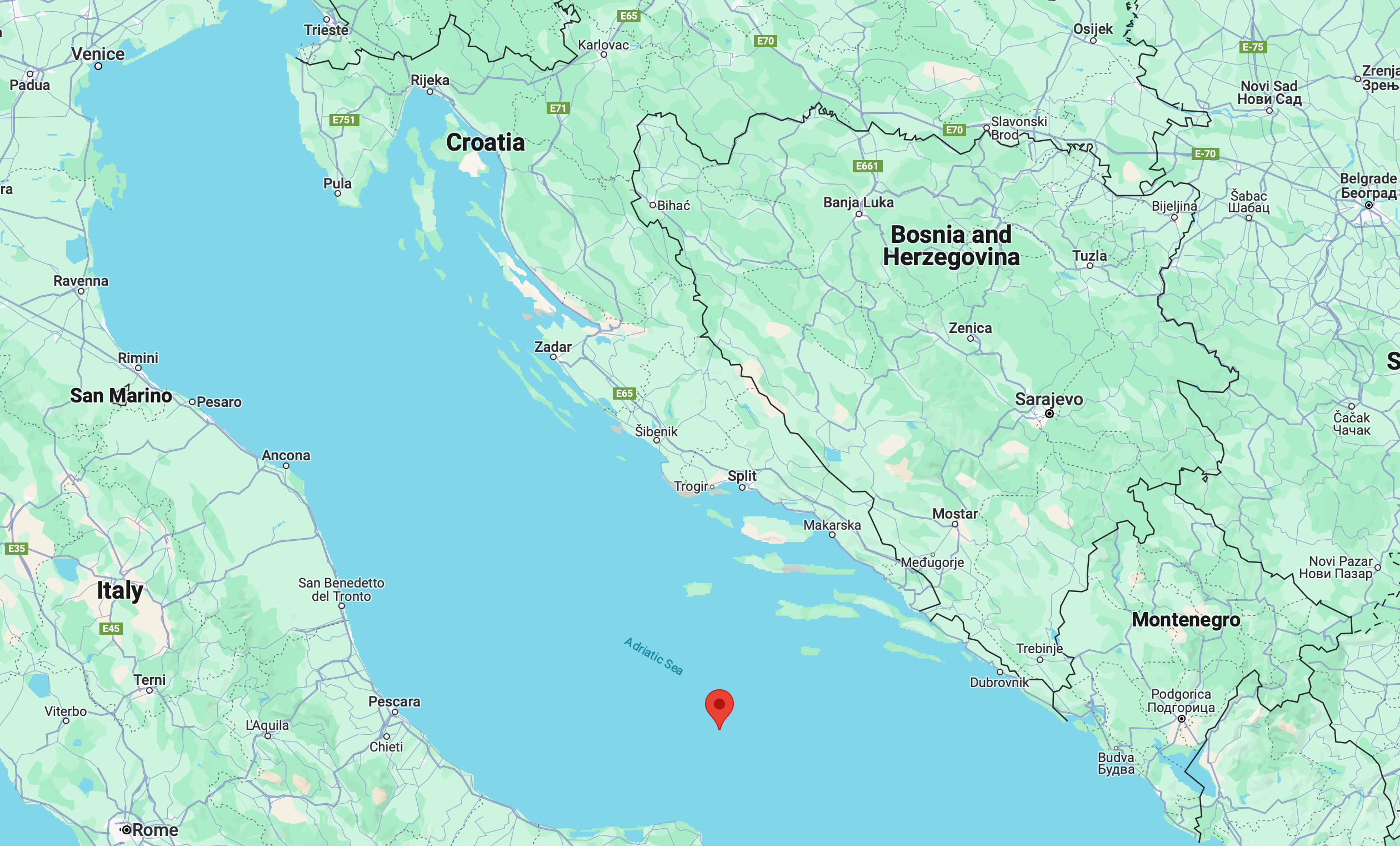 Istražili smo koja je najdublja točka Jadranskog mora | Telegram.hr