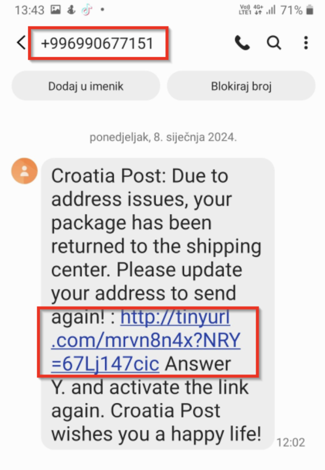 Ljudi opet nasjeli na lažni SMS o dostavi paketa, ukraden im popriličan ...