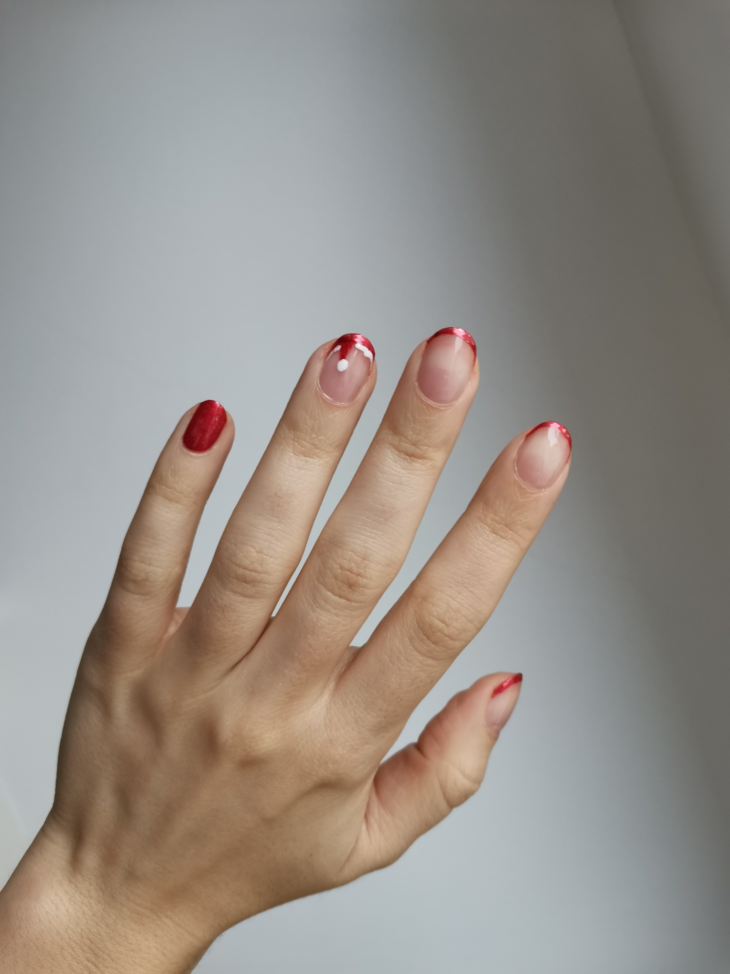 Isprobala sam tri božićne manikure. Trebalo mi je dosta vremena, ali ...